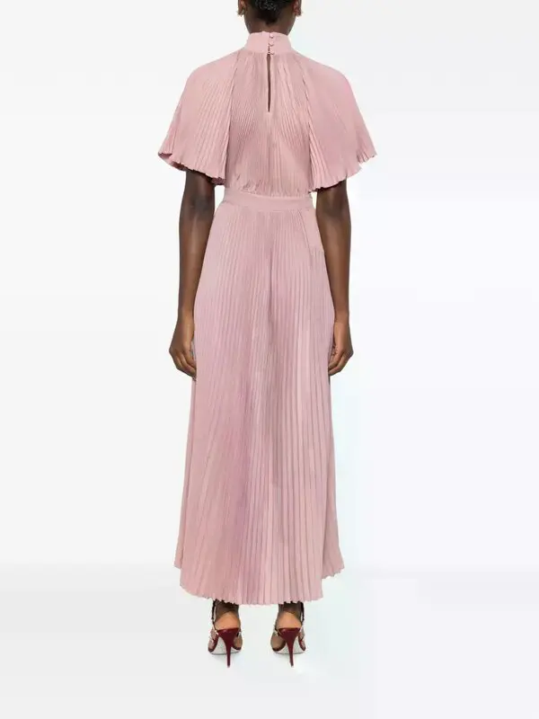 L'IDEE Anais Pleated Midi Dress