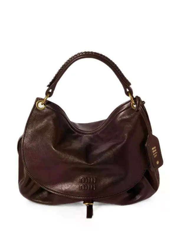 Miu Miu Rendez-vous Leather Bag - Brown