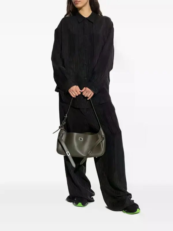 Balenciaga Striped Drawstring Trousers
