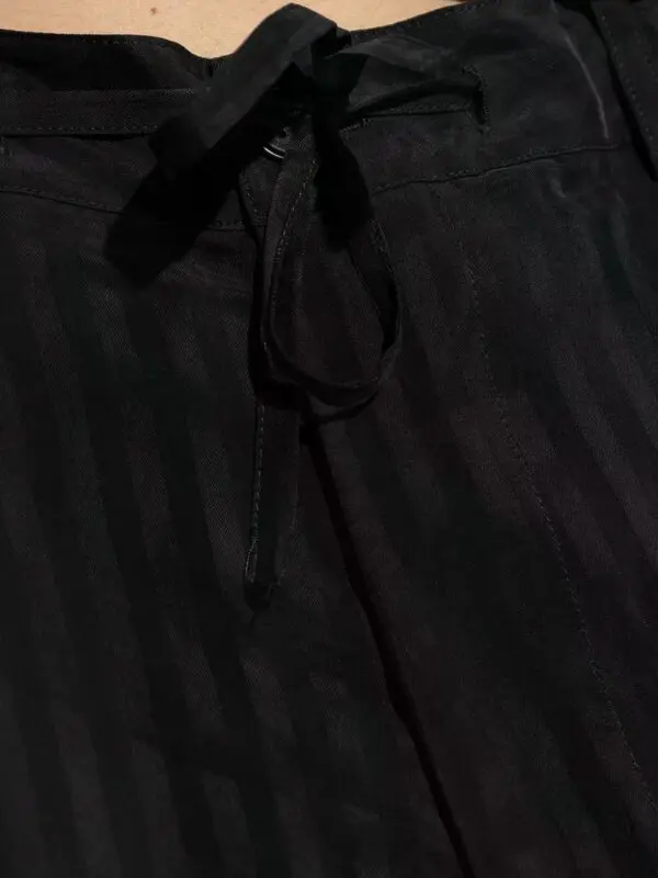 Balenciaga Striped Drawstring Trousers