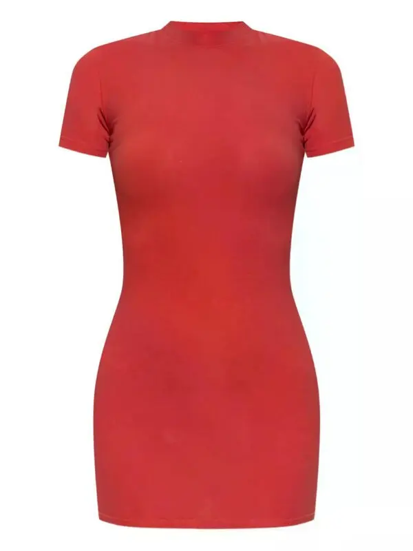 Balenciaga Short-sleeve Crewneck Mini Dress