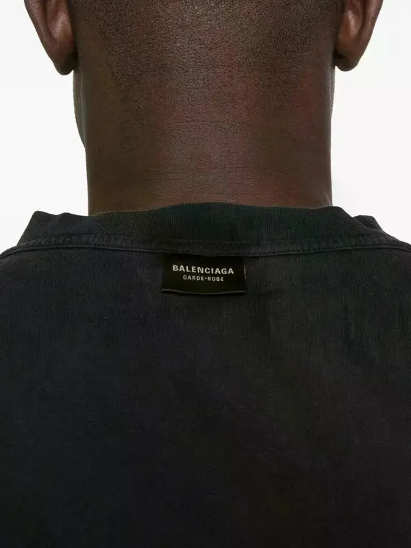 Balenciaga Short-sleeve Cotton T-shirt
