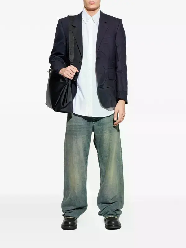 Balenciaga Pinstripe Side-pockes Blazer