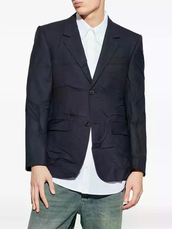 Balenciaga Pinstripe Side-pockes Blazer