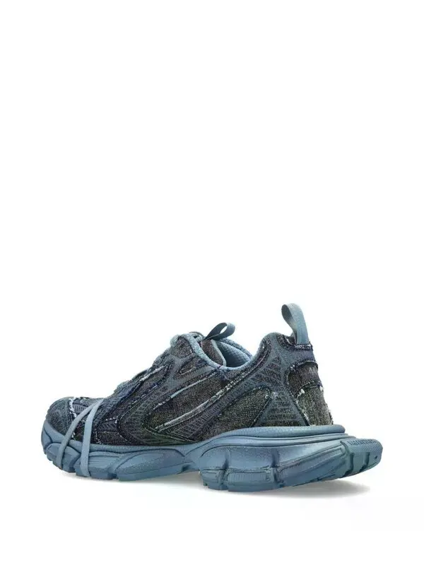 Balenciaga 3xl Distressed Denim Sneakers