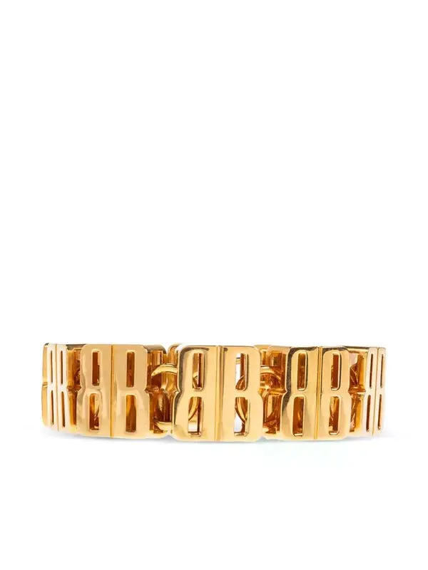 Balenciaga Bb Logo Link Bracelet
