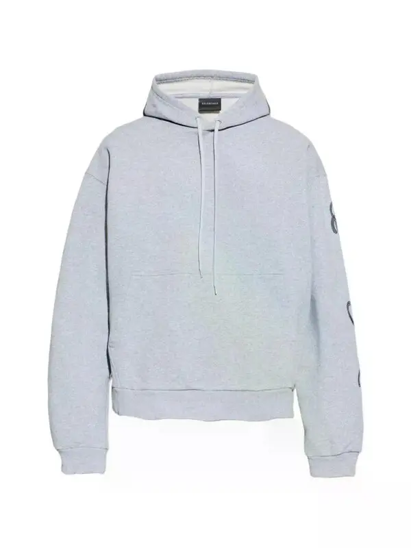 Balenciaga Cursive Hoodie - Grey