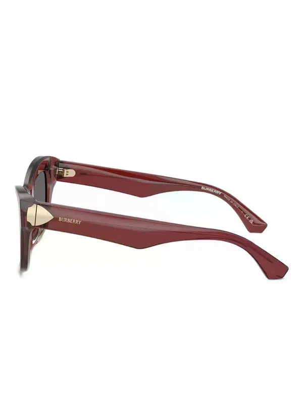 Burberry Burgundy Cat-eye Acetate Sunglasses