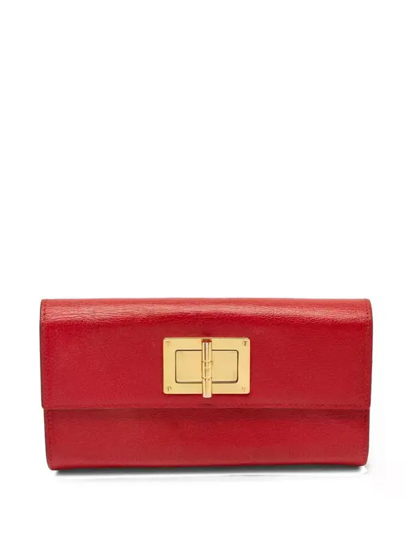 TOM FORD Natalia Continental Wallet - Red