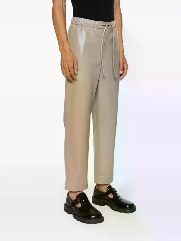 Nanushka Drawstring Straight-leg Trousers