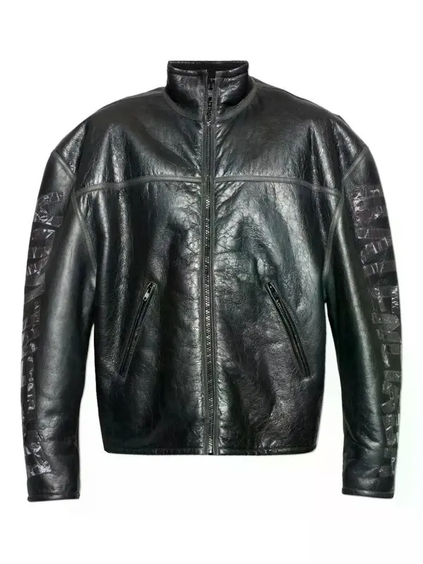 Balenciaga Logo-tape Zip Jacket