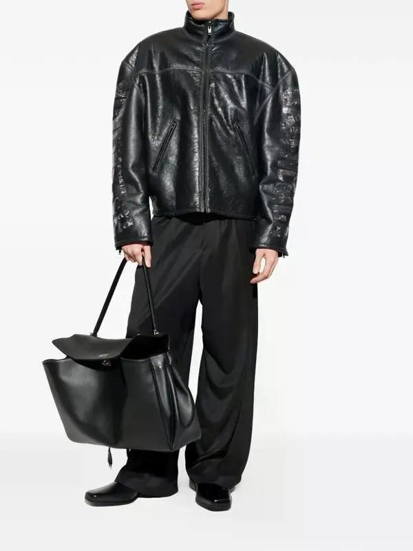 Balenciaga Logo-tape Zip Jacket