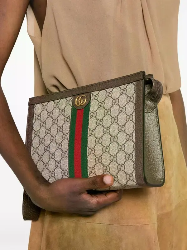 Gucci Ophidia Gg Supreme Clutch Bag