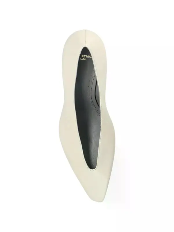 Balenciaga Duchesse Pointed-toe V-shape Pumps