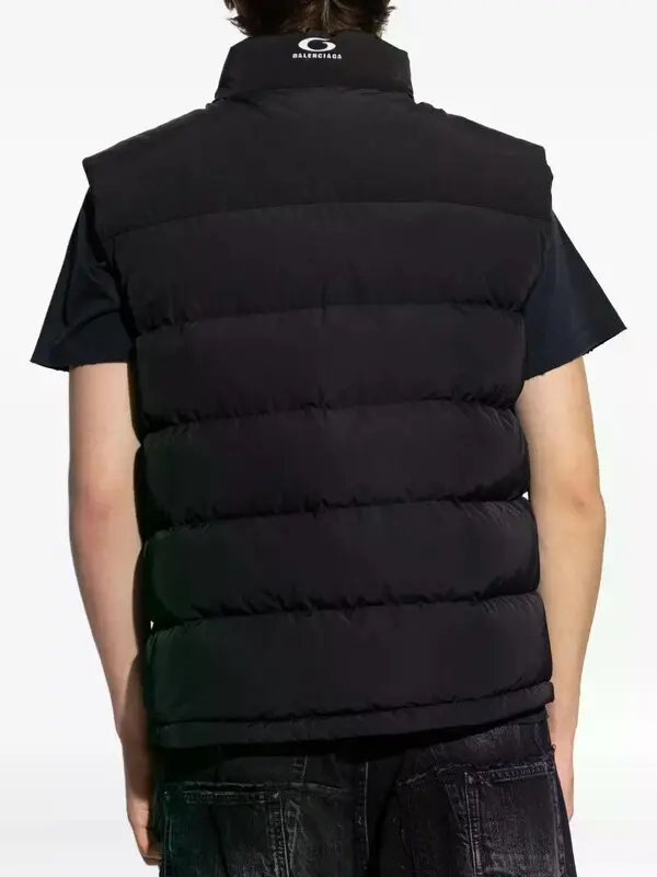 Balenciaga Quilted Logo-print Gilet