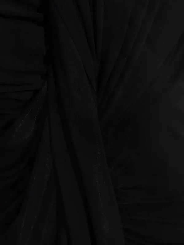 Balenciaga Draped V-neck Dress