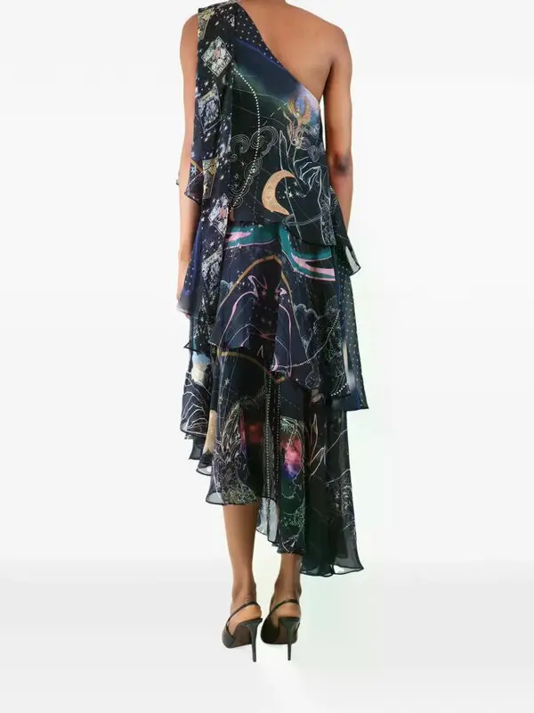 Camilla Asymmetrical Neck-tie Dress