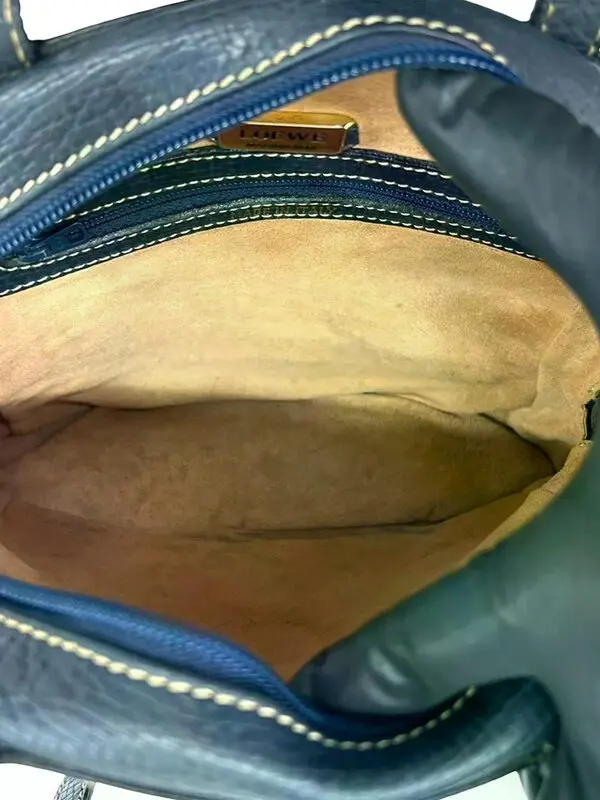 Loewe Leather Shoulder Bag - Blue