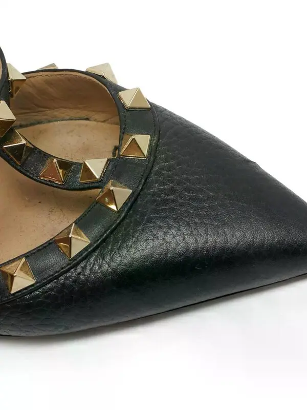 Valentino Garavani Rockstud Pointed-toe Pumps - Black