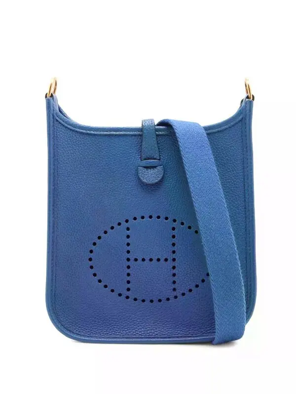 Hermès Clemence Evelyne Amazon Tpm 16 Bag - Blue