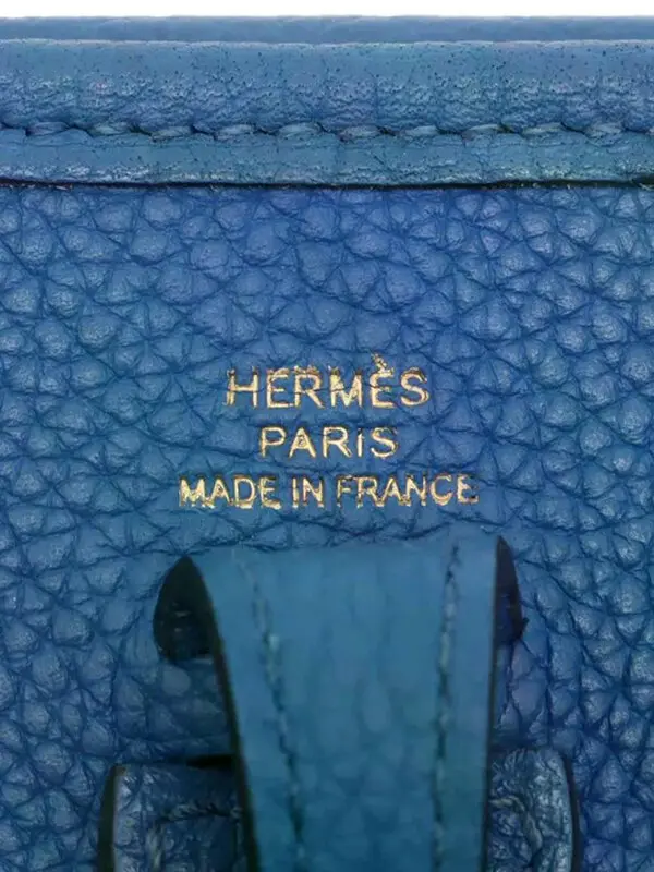 Hermès Clemence Evelyne Amazon Tpm 16 Bag - Blue