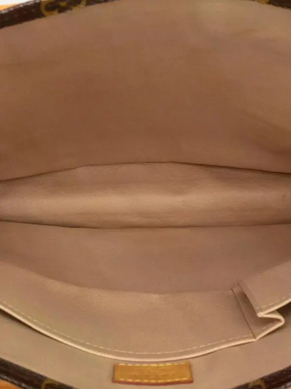 LOUIS VUITTON Monogram Sac Plat Tote Bag - Brown