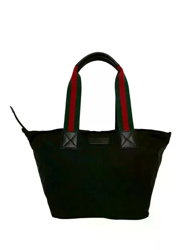 Gucci Gg Canvas Web Tote Bag