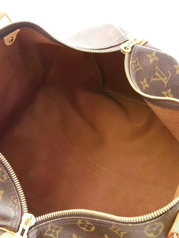 LOUIS VUITTON Monogram Keepall 45 Travel Bag - Brown