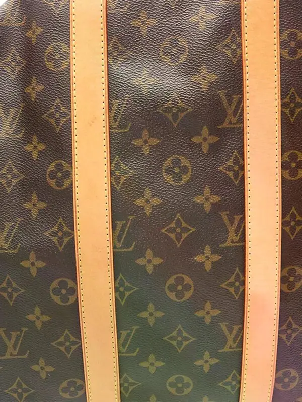 LOUIS VUITTON Monogram Keepall 45 Travel Bag - Brown