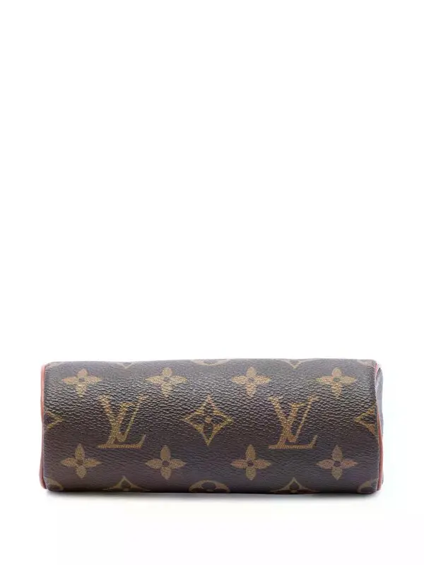LOUIS VUITTON Monogram Papillon Pochette Handbag - Brown