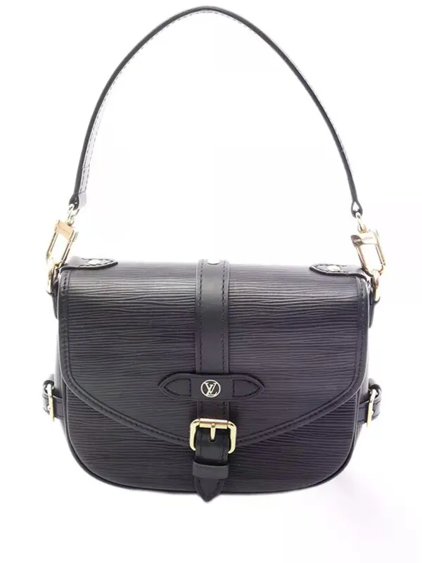 LOUIS VUITTON Epi Saumur Bb Satchel - Black