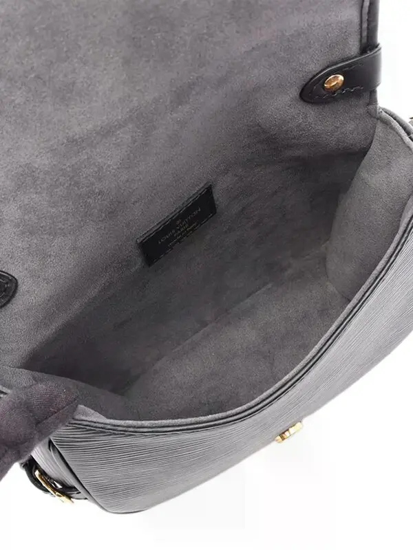 LOUIS VUITTON Epi Saumur Bb Satchel - Black