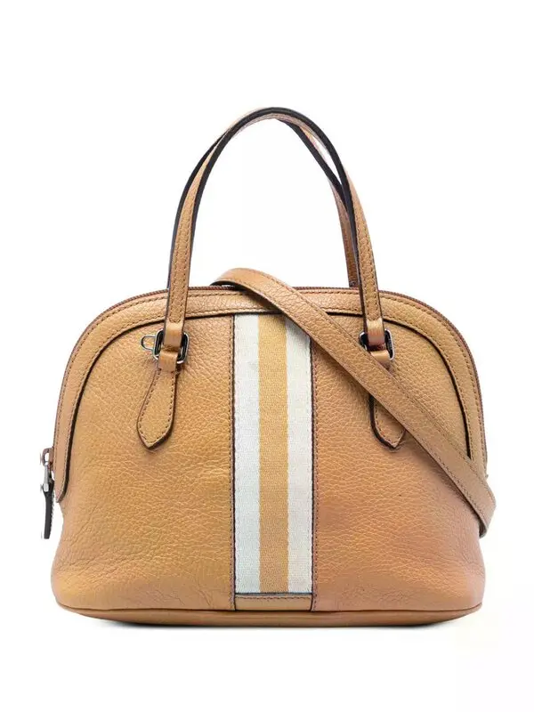 Gucci Mini Calfskin Web Dome Satchel