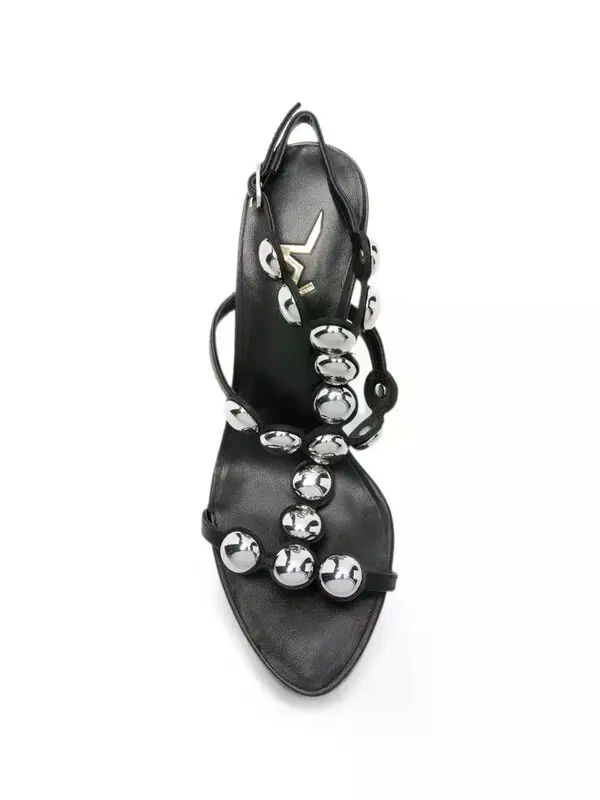 MARC ELLIS Embellished Leather Sandals