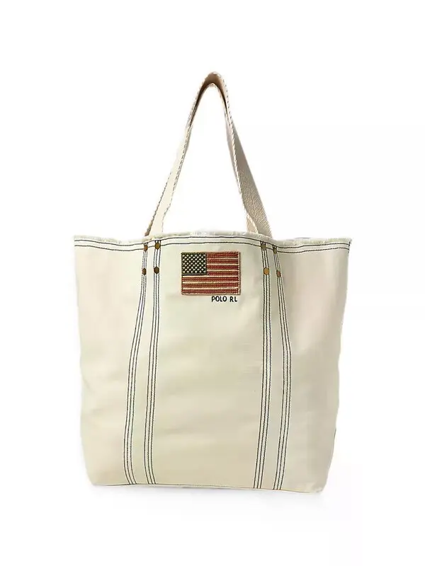 Polo Ralph Lauren Canvas Shoulder Bag - Neutrals