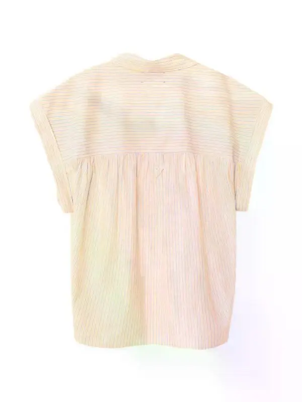 Xirena Striped Short-sleeve Shirt