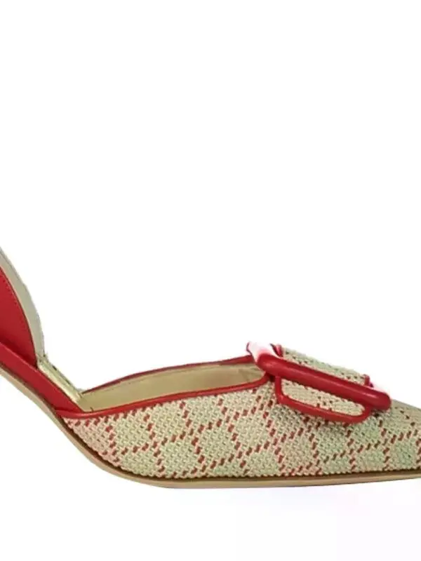 Manolo Blahnik Maysli Slingback Pumps - Neutrals