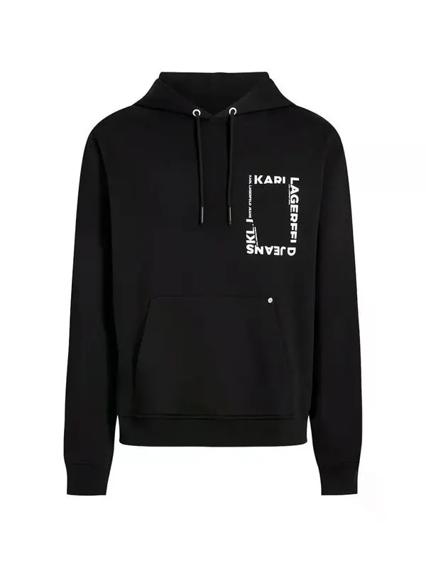 Karl Lagerfeld Logo-print Drawstring Hoodie