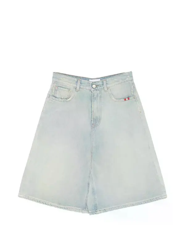 AMISH SUPPLIES Distressed Denim Shorts
