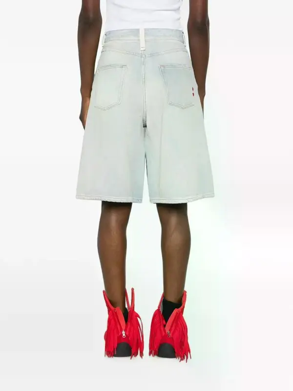AMISH SUPPLIES Distressed Denim Shorts