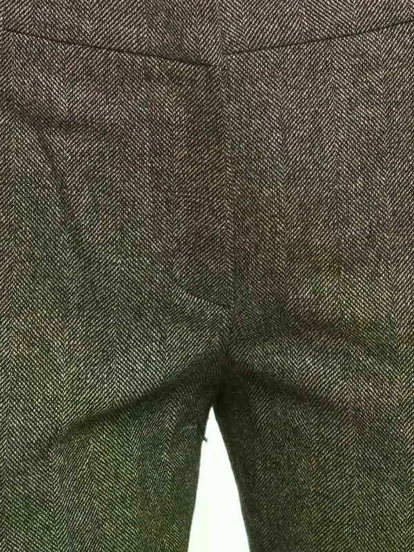 Brunello Cucinelli Monili Trim Herringbone Trousers