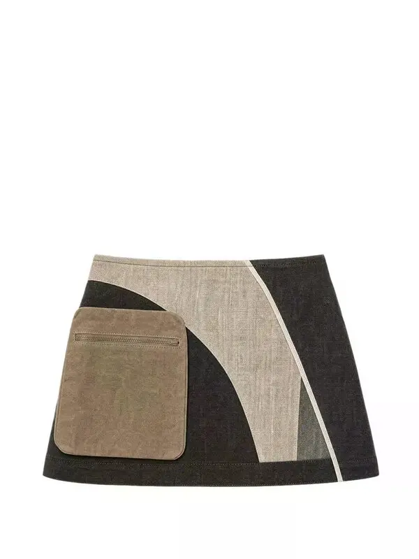 ZIGGY CHEN Linen Apron - Brown