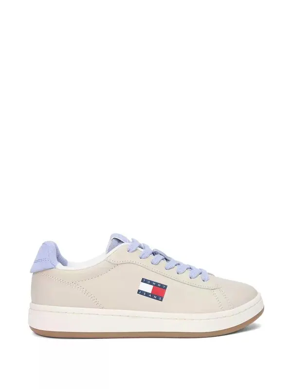 Tommy Hilfiger Logo-patch Leather Sneakers