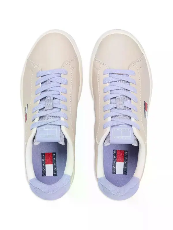 Tommy Hilfiger Logo-patch Leather Sneakers