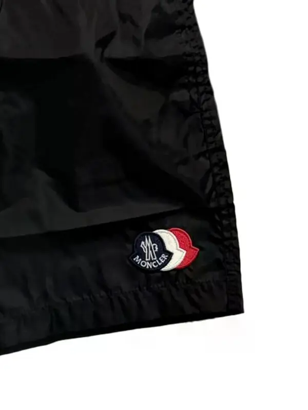 Moncler Logo Patch Swim Shorts