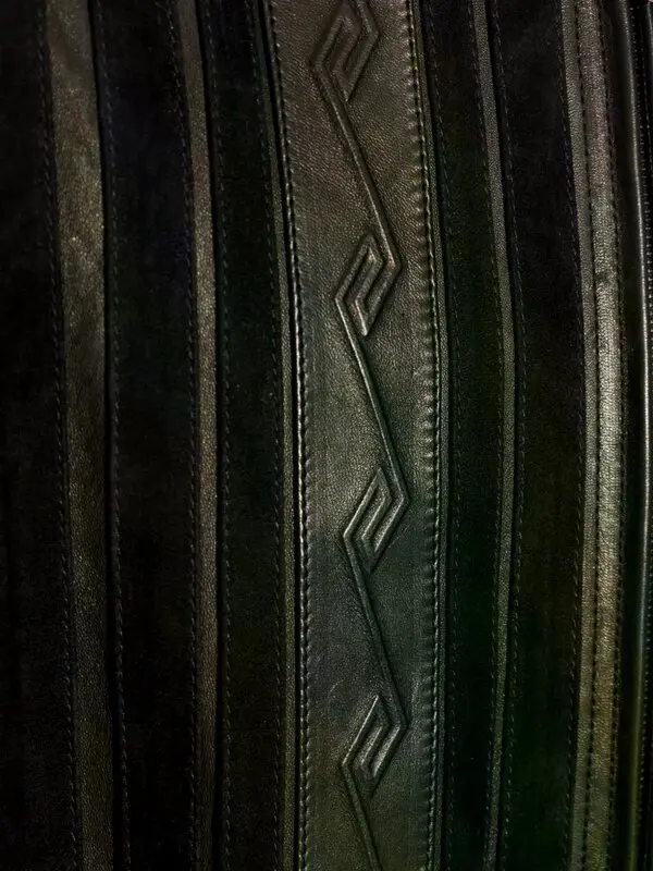 Versace Greca-embossed Panelled Jacket