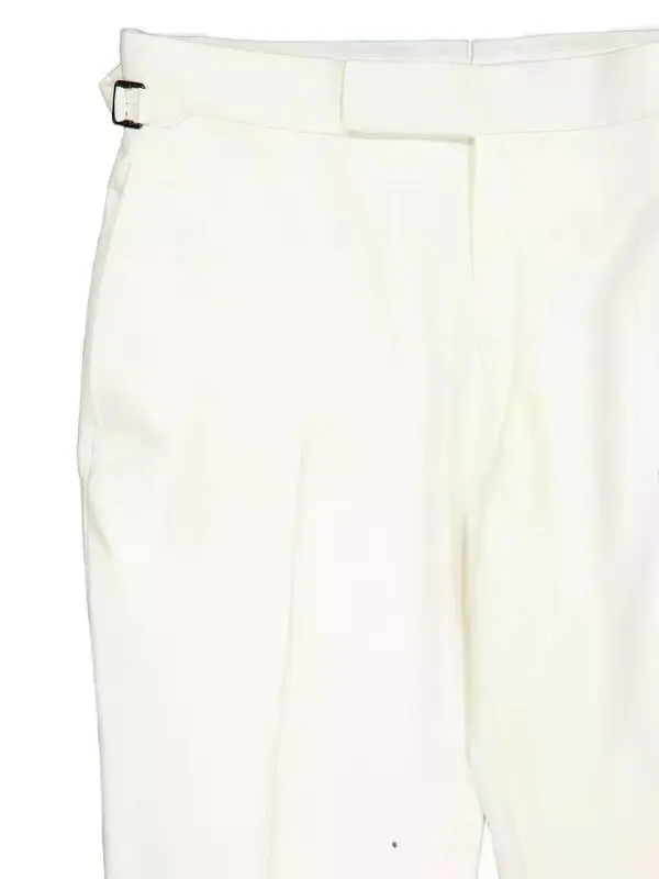 TOM FORD Pressed-crease Silk Trousers
