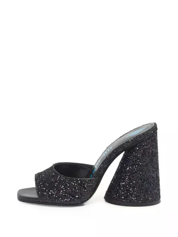 Attico Luz Glitter Sandals