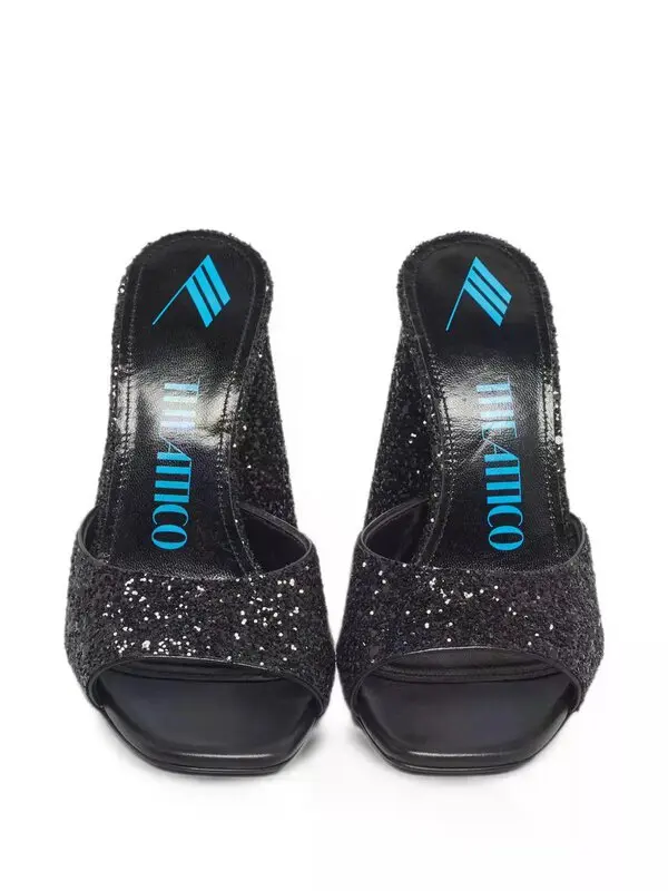 Attico Luz Glitter Sandals