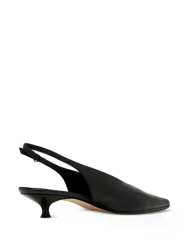 AeydĒ Camila Pointed-toe Slingback Pumps - Black